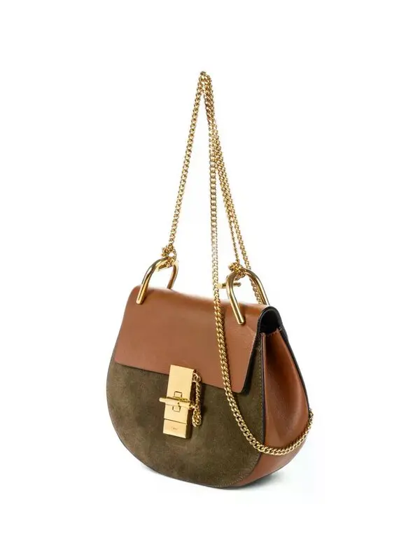 Chloé Mini Drew Shoulder Bag - Brown
