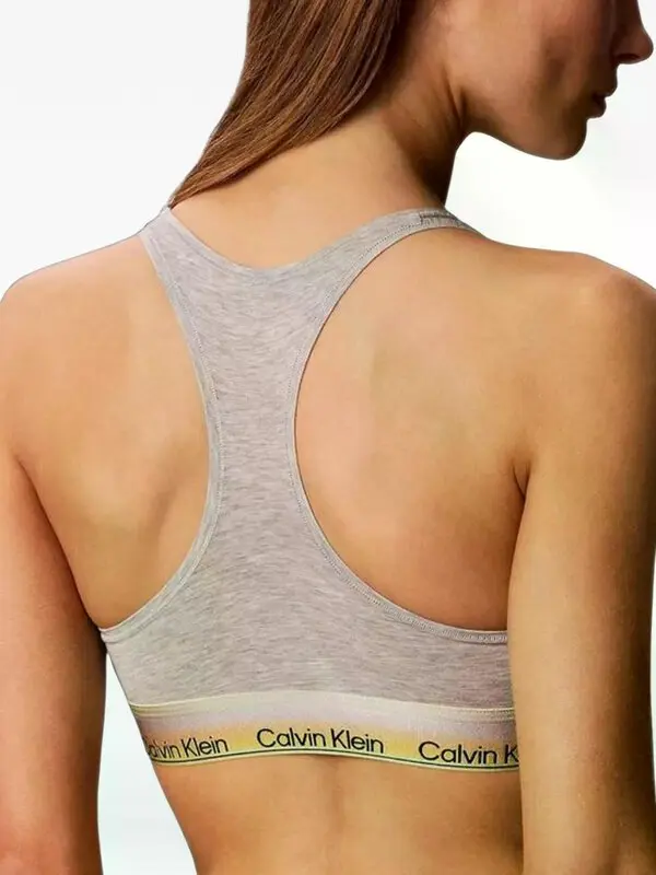 Calvin Klein Logo-tape Racerback Bra