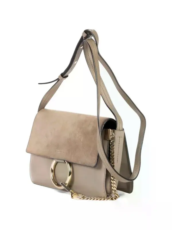 Chloé Small Faye Shoulder Bag - Neutrals