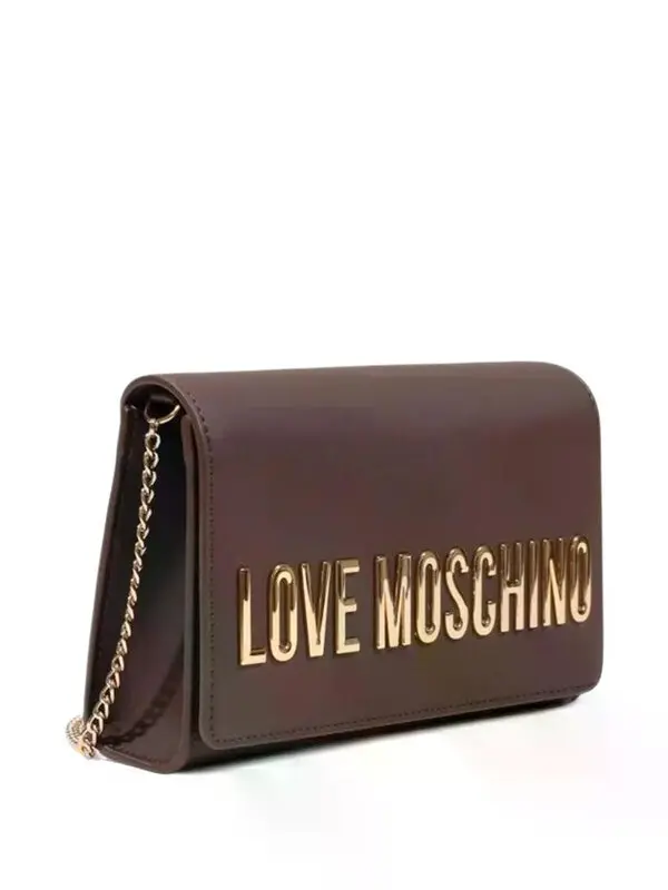 Moschino Logo-plaque Chain-strap Shoulder Bag