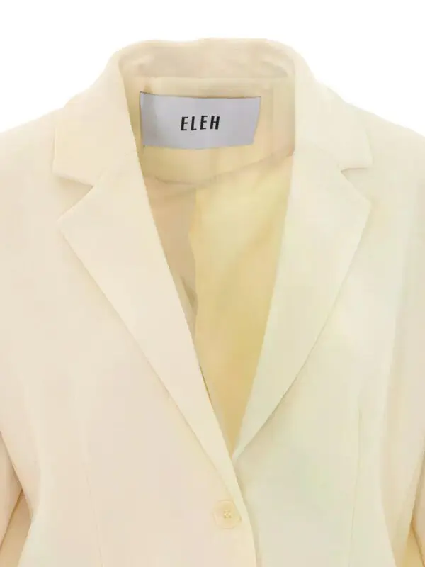 ELEH Notched-lapel Single-breasted Blazer