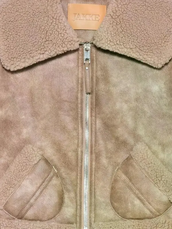 JAKKE Faux-shearling-trim Cropped Jacket