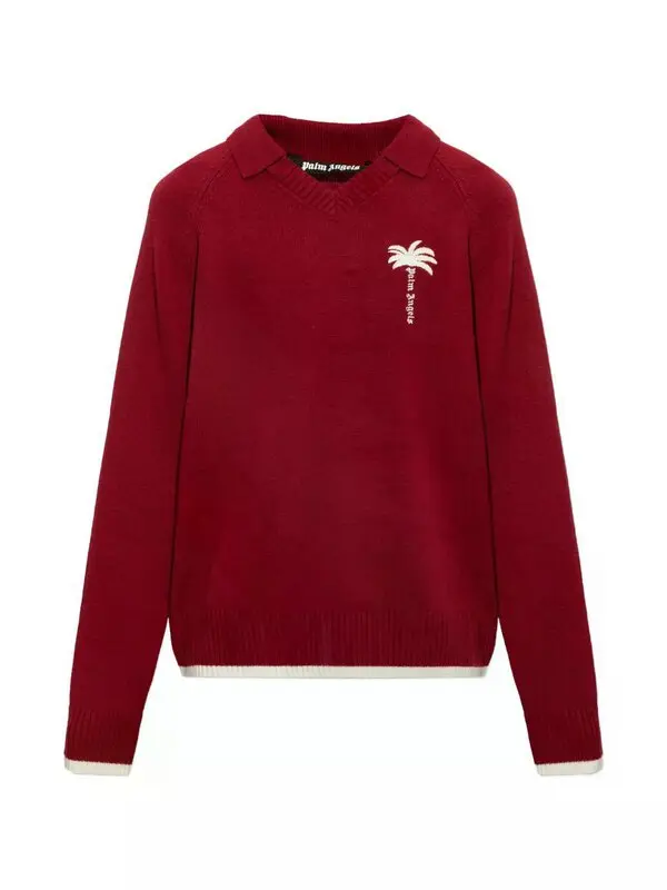 Palm Angels Embroidered-logo Sweater