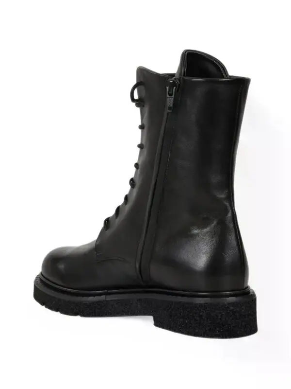 GUGLIELMO ROTTA Kobi Lace-up Leather Ankle Boots