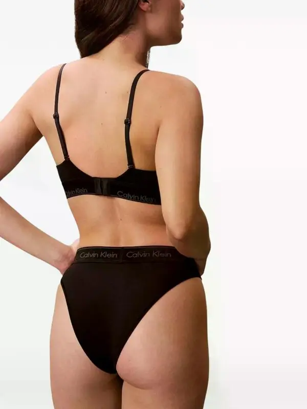 Calvin Klein Adjustable Straps Bralette - Black