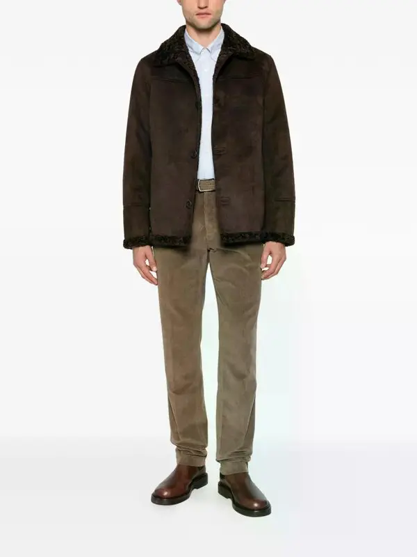 Incotex Pleated Corduroy Trousers