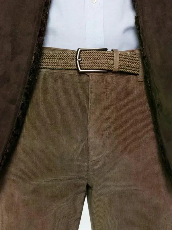 Incotex Pleated Corduroy Trousers