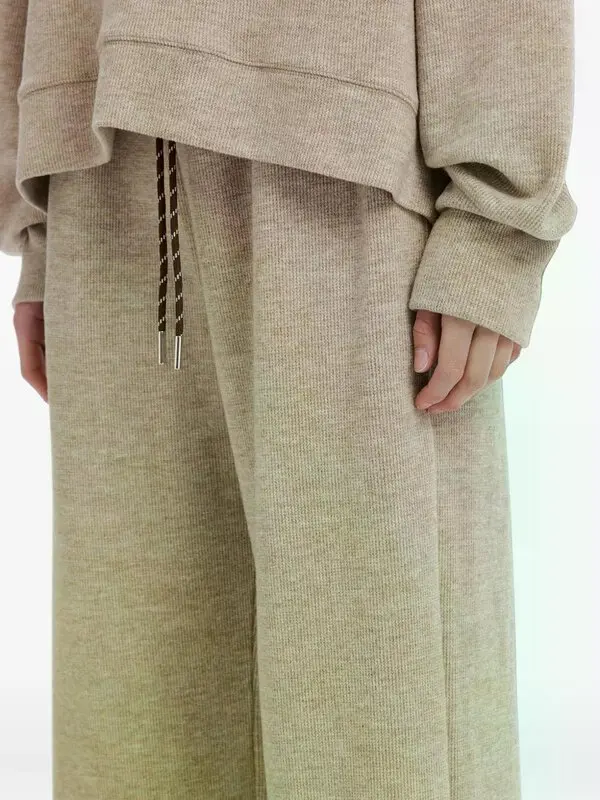 TOUT A COUP Drawstring-waist Wide-leg Track Pants