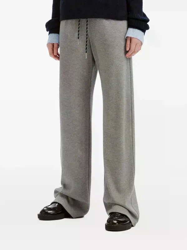 TOUT A COUP Drawstring-waist Wide-leg Track Pants