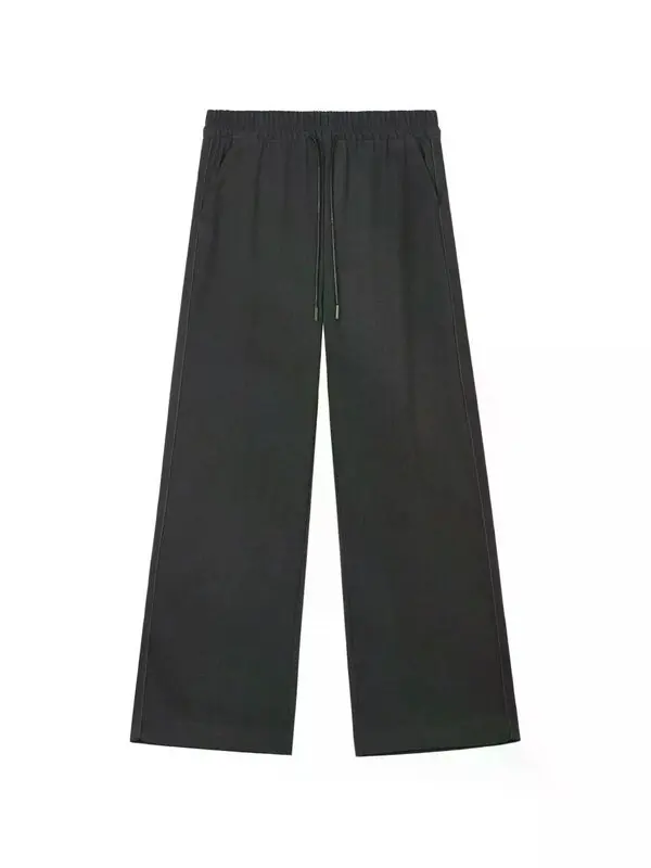 TOUT A COUP Drawstring-waist Wide-leg Track Pants