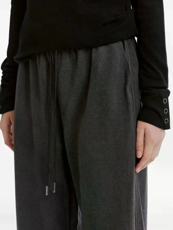 TOUT A COUP Drawstring-waist Wide-leg Track Pants