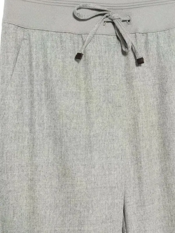 Lorena Antoniazzi Drawstring-waistband Tapered Trousers