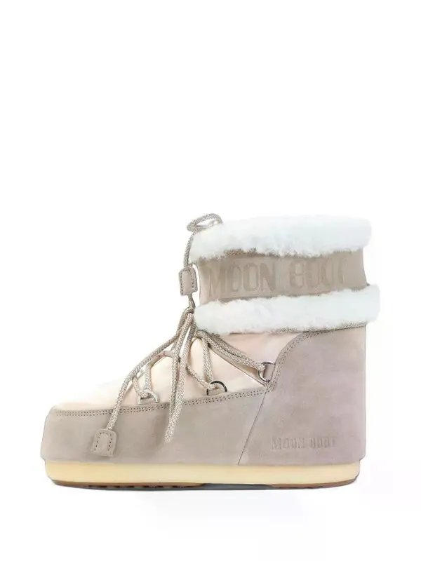 Moon Boot Icon Low Pearly Plus Pale Peach & Beige Boots