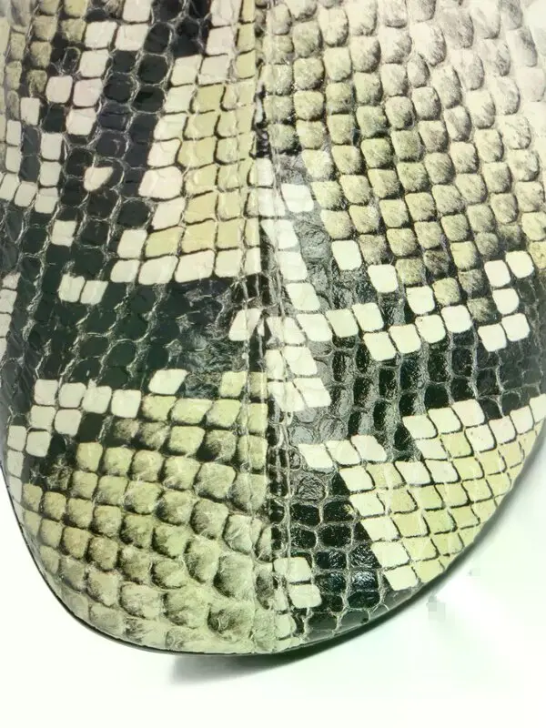 Bimba Y Lola Snake Print Leather Heel Ankle Boots