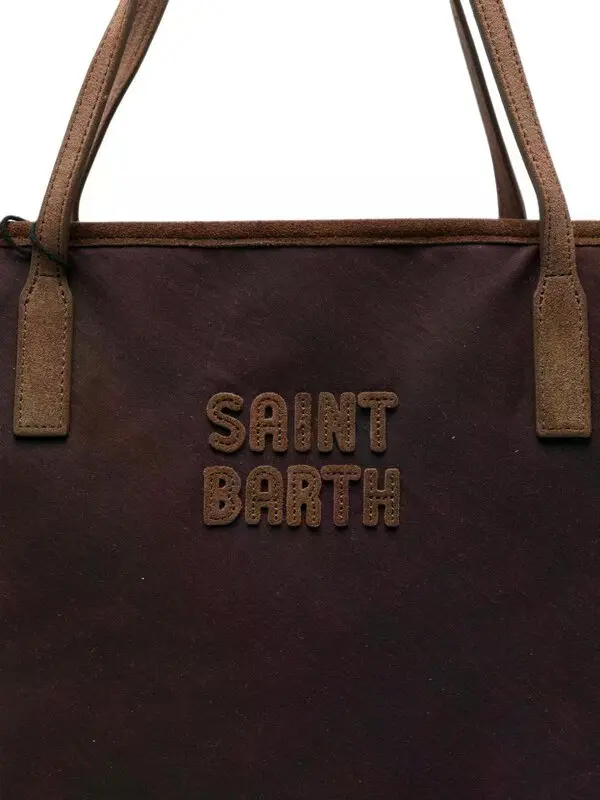 MC2 SAINT BARTH City Logo-patch Tote Bag - Red