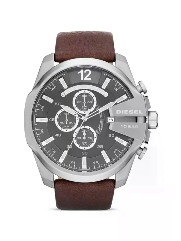 DIESEL® Mega Chief 51mm Watch - Grey