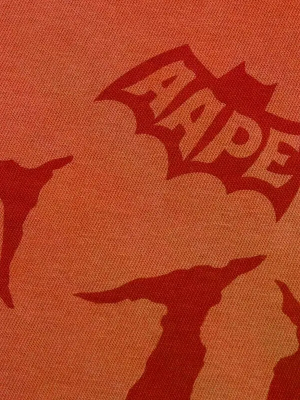AAPE BY *A BATHING APE Aapeunvs Graphic-print T-shirt - Orange