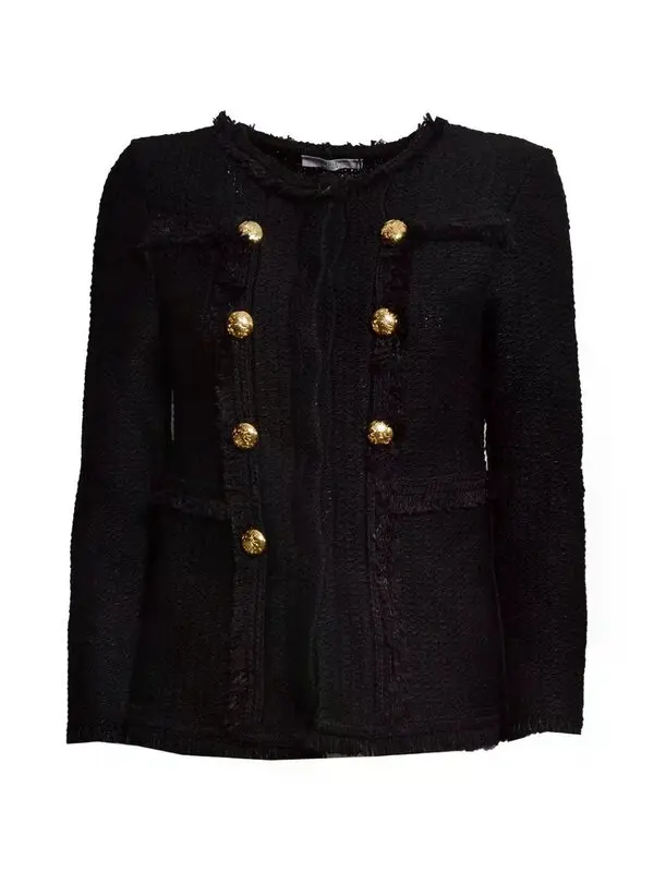 CHARLOTT Tropical Double-breasted Tweed Jacket