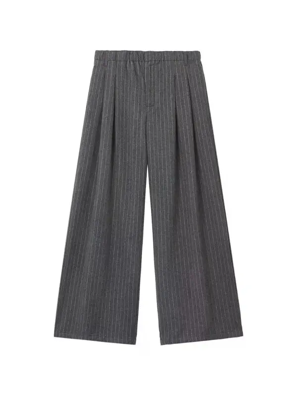 B+AB Pinstripe-pattern Pleated Trousers