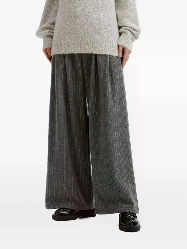 B+AB Pinstripe-pattern Pleated Trousers