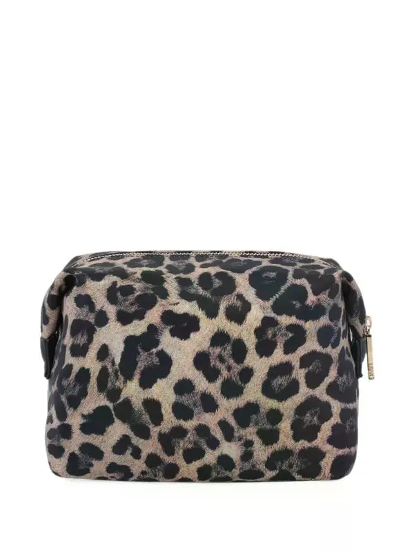 Liu Jo Beauty Case In Nylon Animal-print - Neutrals