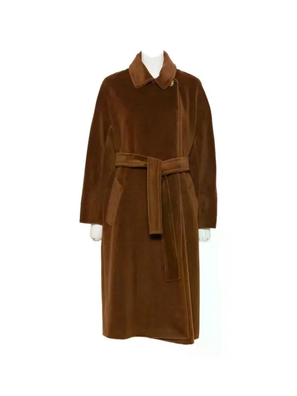 Marella Belted Virgin-wool Coat