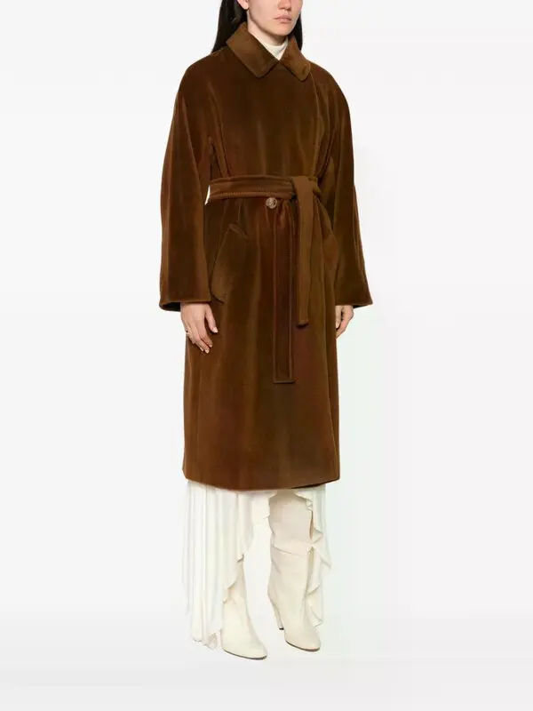 Marella Belted Virgin-wool Coat