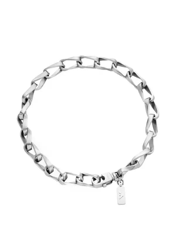 Emporio Armani Stainless-steel Chain Necklace - Silver