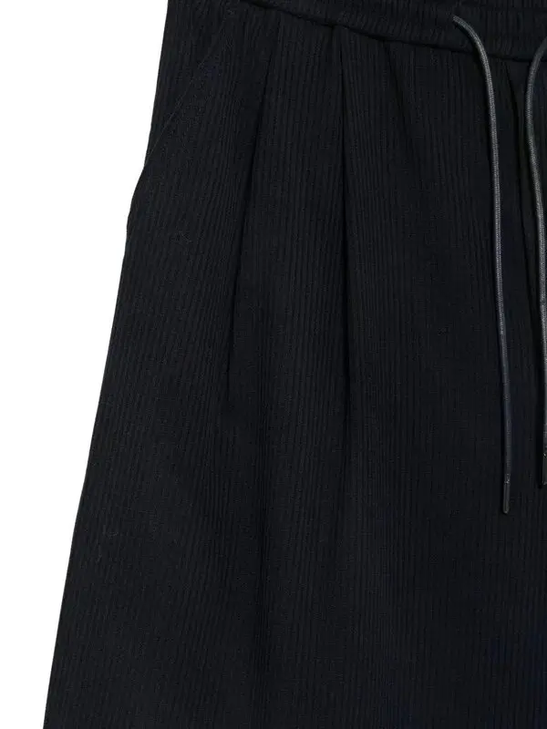 JUUN.J Ribbed Drawstring-waist Trousers