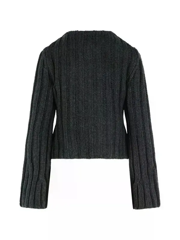 Khaite Janis Ribbed-knit Cardigan