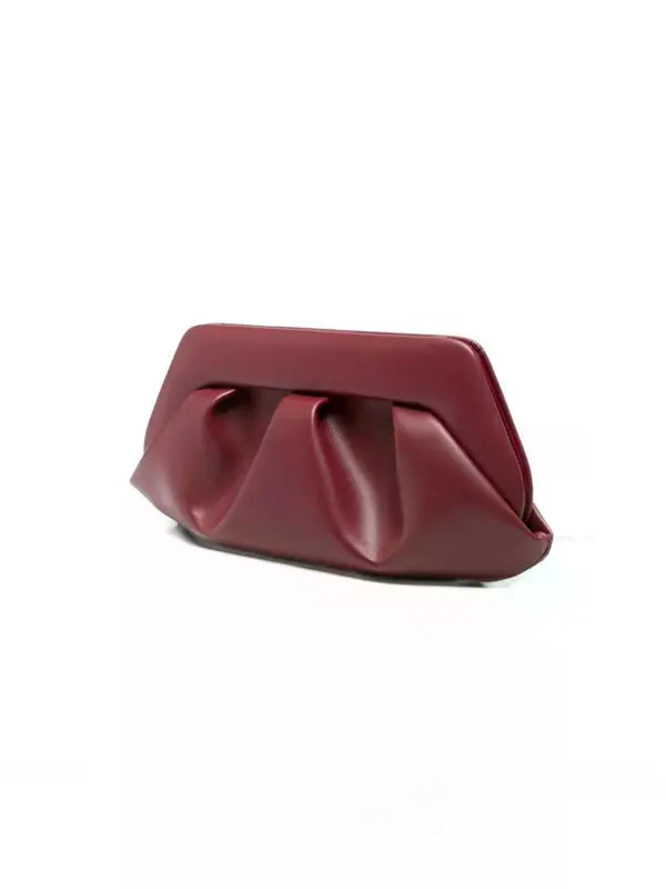 THEMOIRE Bios Ruched Shoulder Bag - Red