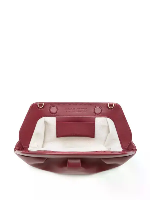 THEMOIRE Bios Ruched Shoulder Bag - Red