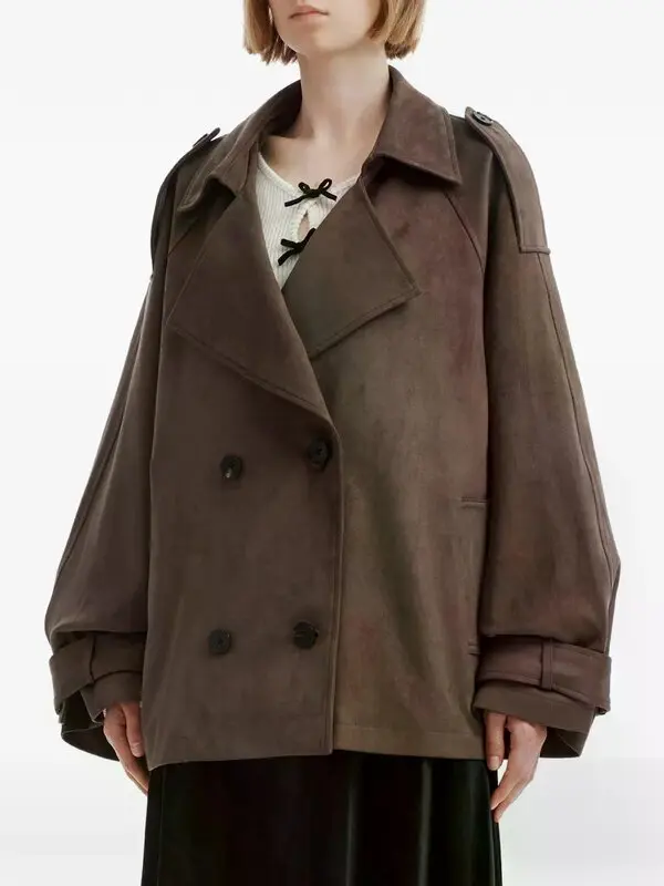 B+AB Double-breasted Epaulette Jacket