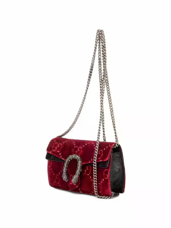Gucci Mini Dionysus Gg Velvet Crossbody Bag