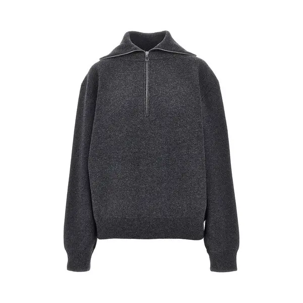 RÓHE Wool And Cashmere Half-zip Sweater