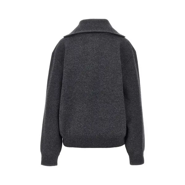 RÓHE Wool And Cashmere Half-zip Sweater