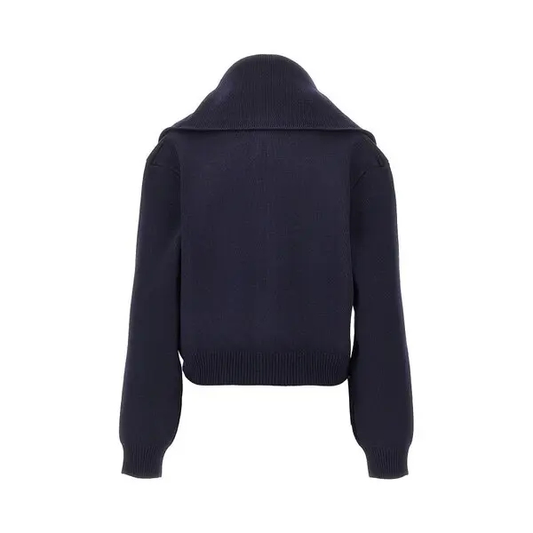 RÓHE Stretch Wool Full-zip Cardigan