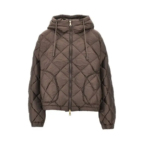 Max Mara Anti-drop Fabric Down Jacket - Brown
