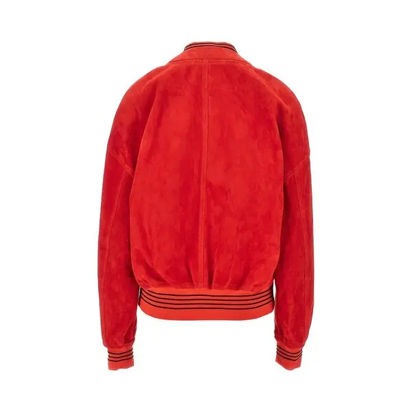 Versace Suede Leather Cardigan