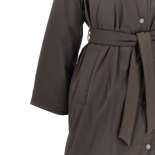 Max Mara Reversible Down Jacket With Belt
