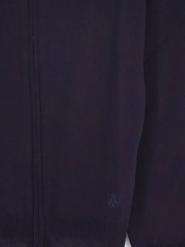 Corneliani Fullzip Wool Cardigan - Blue
