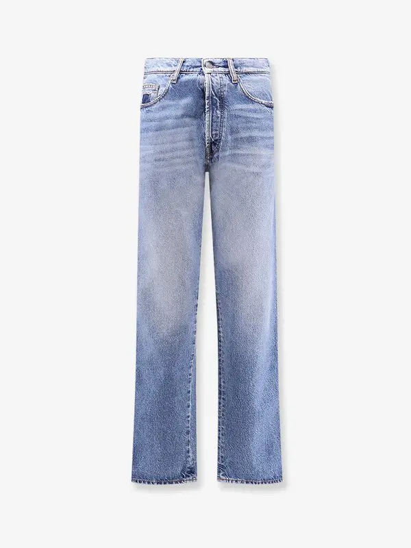 NUMERI 123456789 Distressed Cotton Jeans