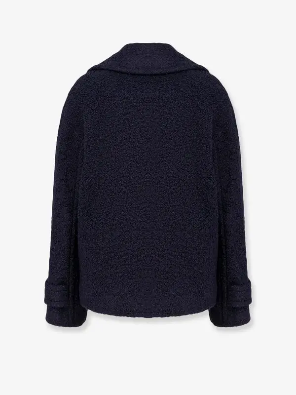 Tagliatore Sheila Alpaca And Virgin Wool Peacoat