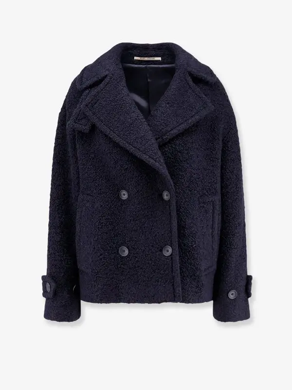 Tagliatore Sheila Alpaca And Virgin Wool Peacoat