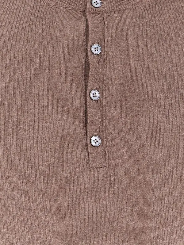 AMARANTO Wool, Cotton, And Cashmere Sweater