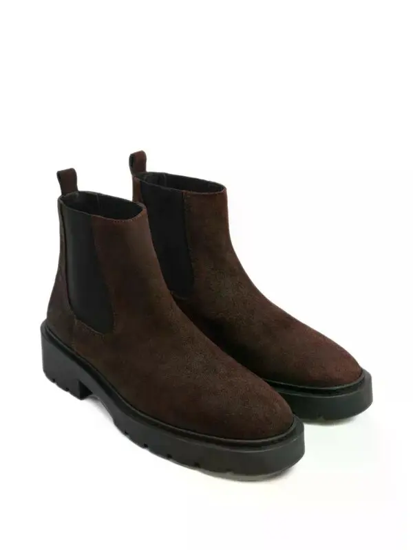 Bimba Y Lola Chocolate-colored Leather Boots