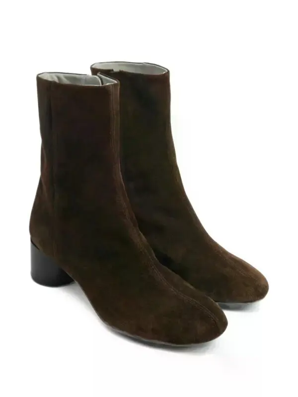 Bimba Y Lola Dark- Suede Heeled Ankle Boots