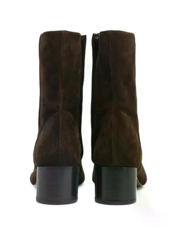 Bimba Y Lola Dark- Suede Heeled Ankle Boots