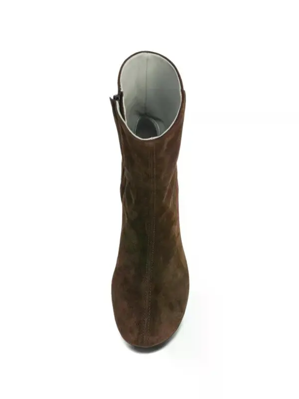Bimba Y Lola Dark- Suede Heeled Ankle Boots