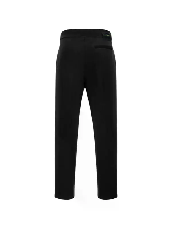 MACRON Asher Front-crease Track Pants - Black